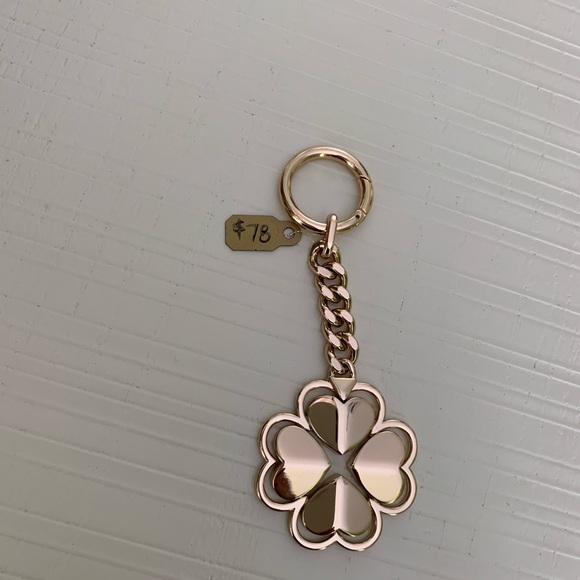kate spade | Accessories | Kate Spade Legacy Logo Metal Spade Flower ...